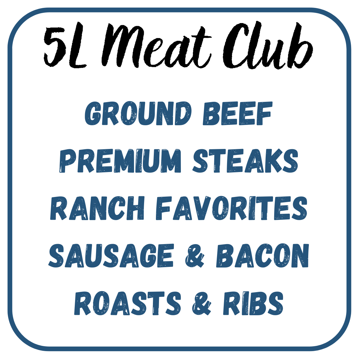 A Premium Meat Club Box - No Preferences – 5L Meat Shop